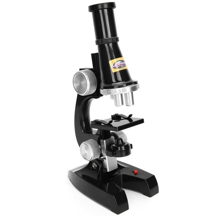 Keenso Kit de microscope pour débutant Kit de microscope pour enfants 450X LED Jouet ...