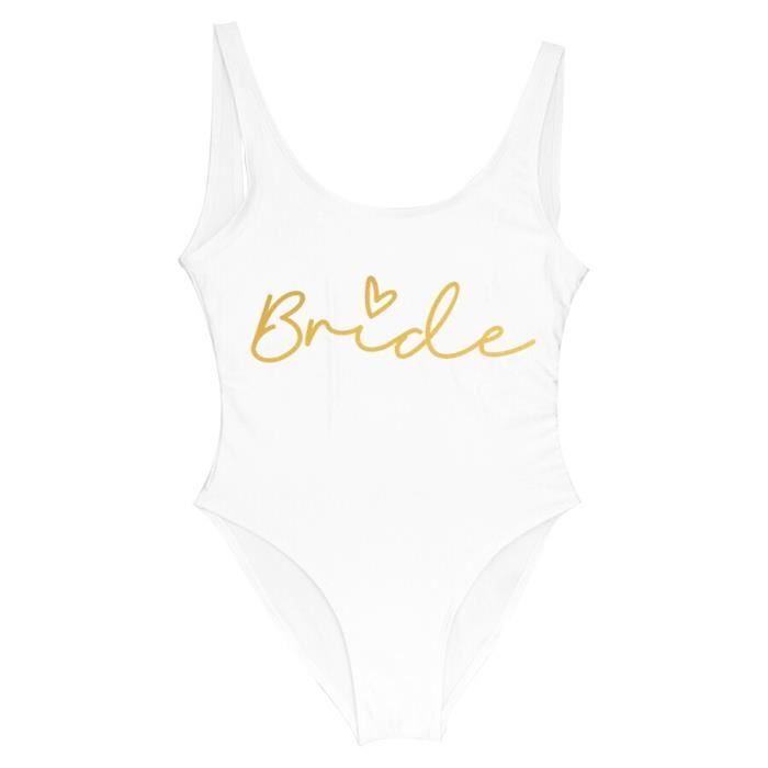 Maillot de bain une pièce - bride2 - Blanc - Vêtements de plage - Fête - Femme Blanc - Cdiscount ...