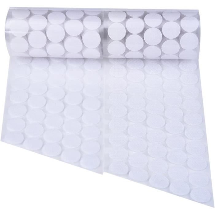 RiWill Scratch Autocollant Rond 152 Paires 25mm Autocollantes Hook ...