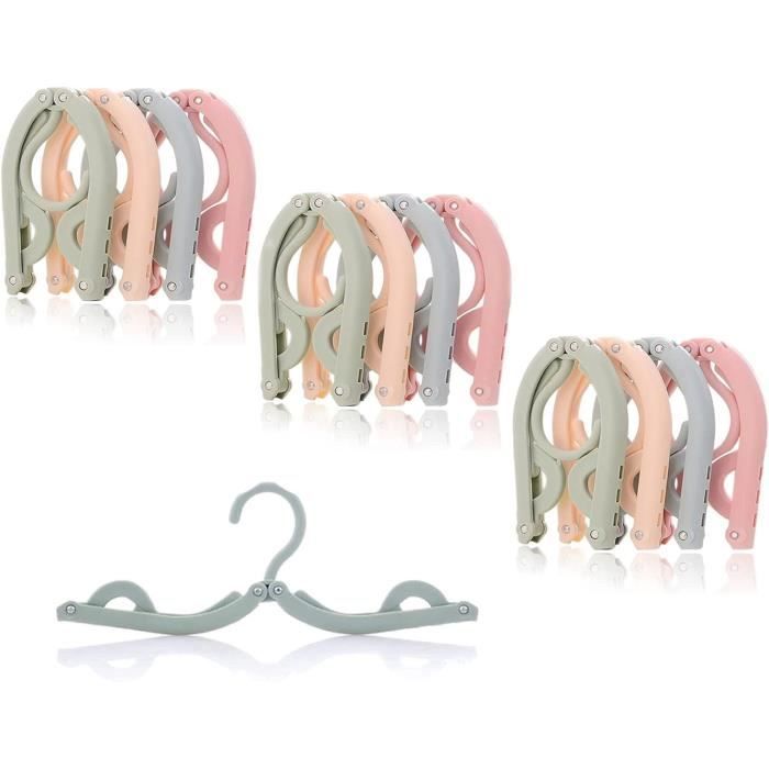 Cintres Pliables Portable, Cintre Gain De Place Multi Cintre Magique ...