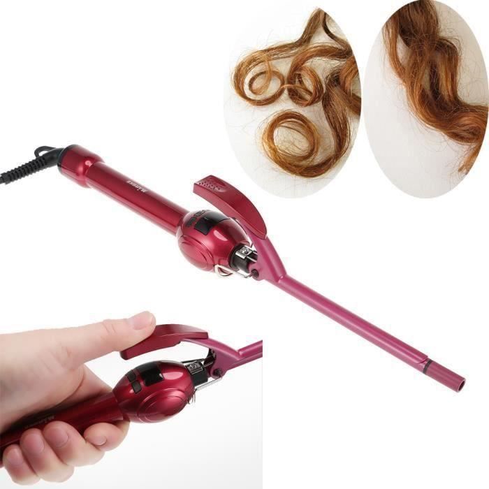 Haokan-Fer à Boucler avec LCD Ecran Professionnel Femme fer à friser ...