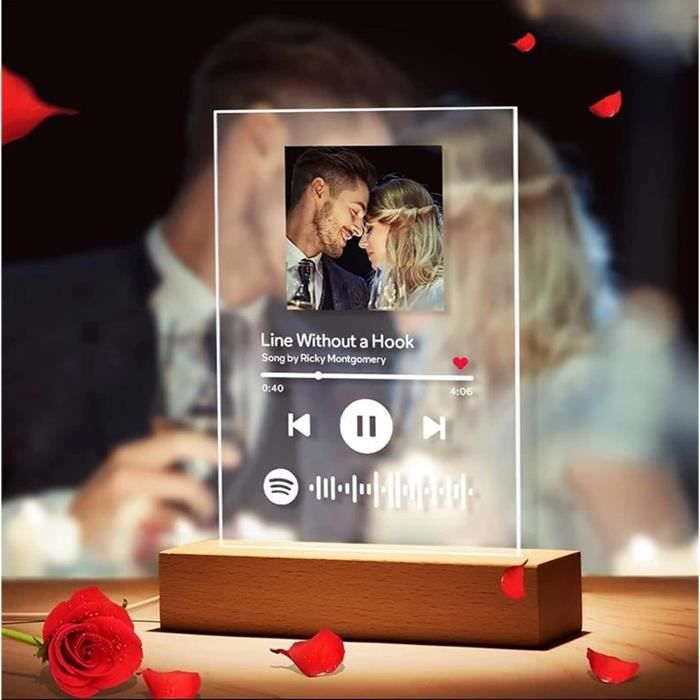 Spotify Plaque Photo Personnalisé Acrylique Chanson Album Couvercle ...