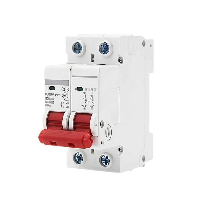 Disjoncteur Differentiel Commutateur De Protection Contre Les Surcharges De Disjoncteur Dc 1000V ...