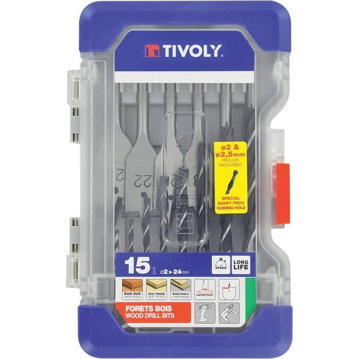 10802470001 Mallette Ranger T15 Bois, Contient Forets Bois 3 Pointes Ø2 ...