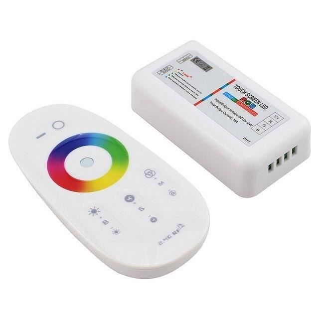 APPAREIL DE COMMANDE LED,RGB Controller--Télécommande RF tactile sans ...