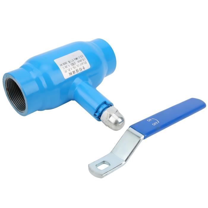 Vanne à bille ZERONE Q61F-25C-DN40 avec poignée, filetage soudé et résistance aux basses ...