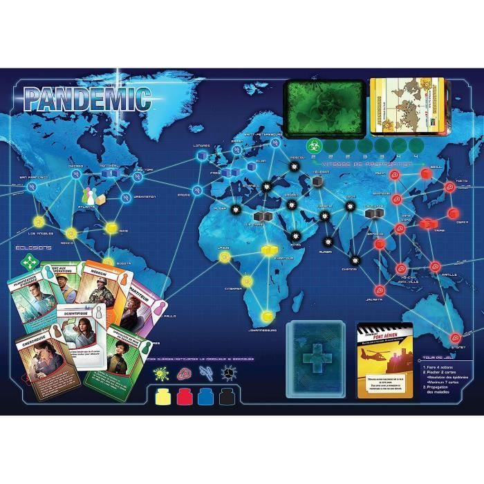 Jeux De Plateau - Asmodee Zmpa01fr Jeu Coopératif Pandemic - Cdiscount Jeux - Jouets