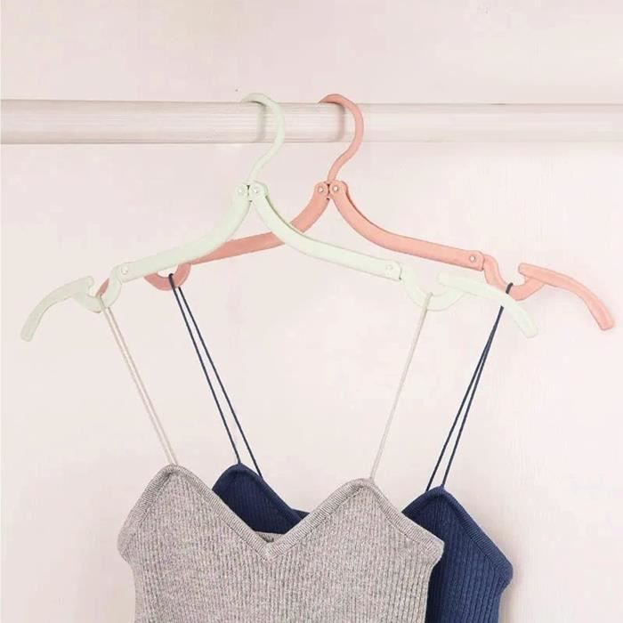 Cintres Pliables Portable, Cintre Gain De Place Multi Cintre Magique ...