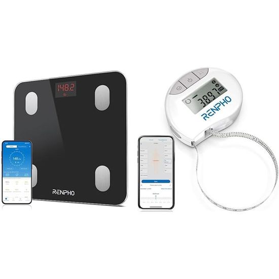 Balance Pèse Personne de Haute Précision,Balance Connecté Bluetooth ...