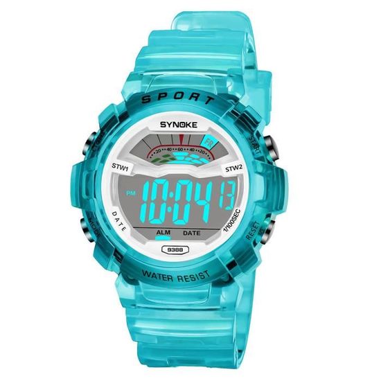 Montres Montre-bracelet imperméable à l'eau de montre de Digital de ...