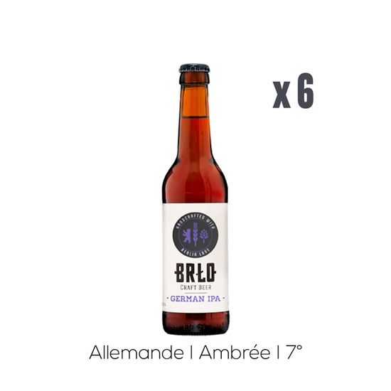 Pack Bières BRLO German IPA - 6x33cl - 7% - La cave Cdiscount