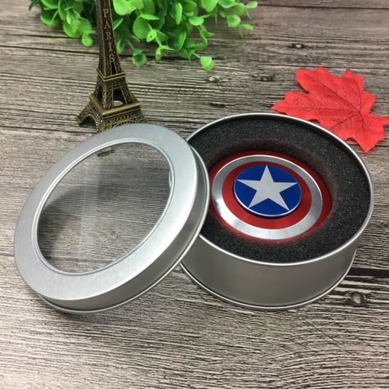 Fidget Spinner EDC Captain America Hand spinner en Métallique Ultra ...