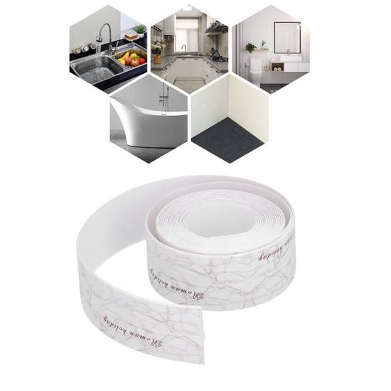 Cikonielf Ruban Étanche Bande Mastic PVC Acrylique pour Cuisine Salle ...