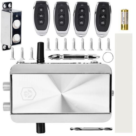 COC-7542325284299-Verrouillage electric door locks, Intelligent Remote ...
