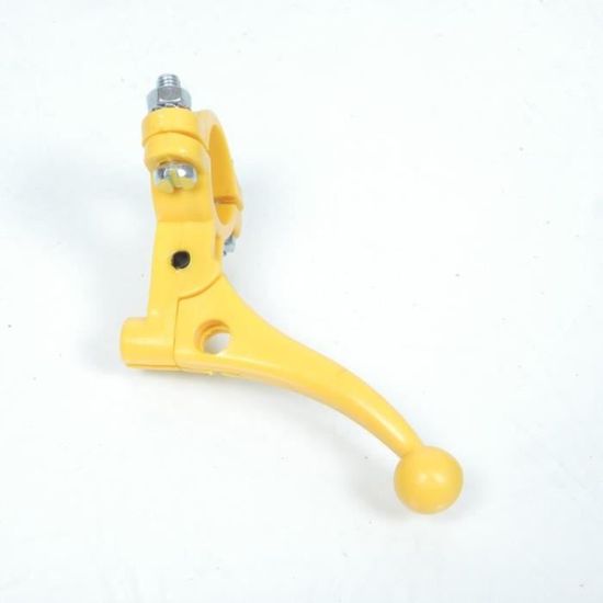 Levier de starter ou décompresseur en plastique jaune pour mobylette ...