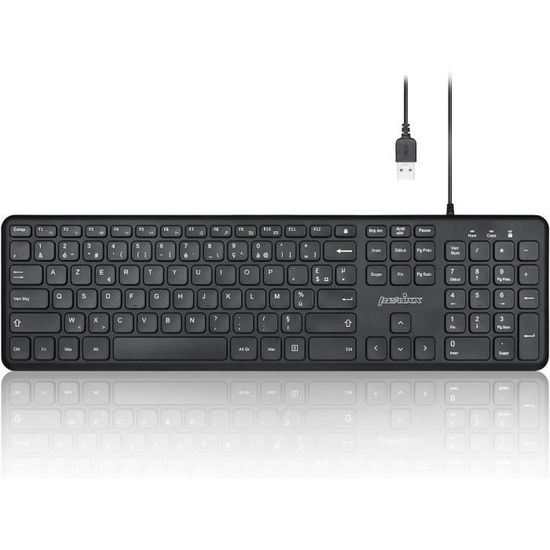 Nornward Periboard-210, Clavier Azerty, Usb Filaire De Taille Standard ...