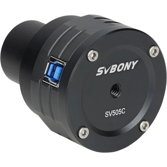 Svbony SV505C Oculaire Télescope Caméra Couleur Planétaire, 1,25pouces 4.2MP USB3.0, avec CMOS ...