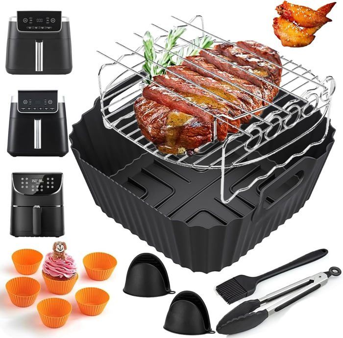 Accessoire De Friteuse À Air Chaud,Pour Ninja Max Pro 6,2 L Af180Eu,Accessoire Pour Cosori 5,5 L ...