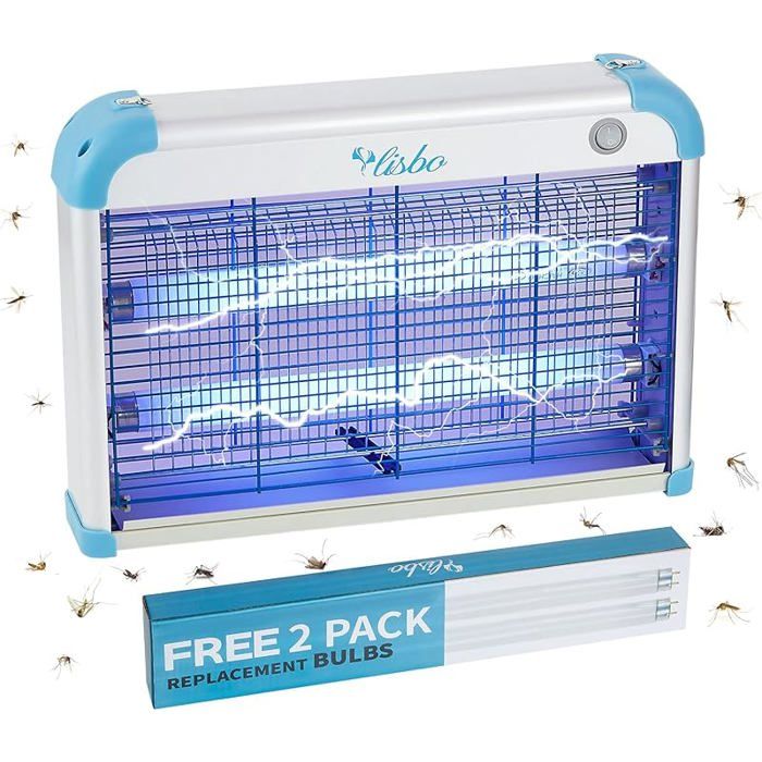 Zapper d'insectes électrique, 3000 volts puissant insecte volant ...