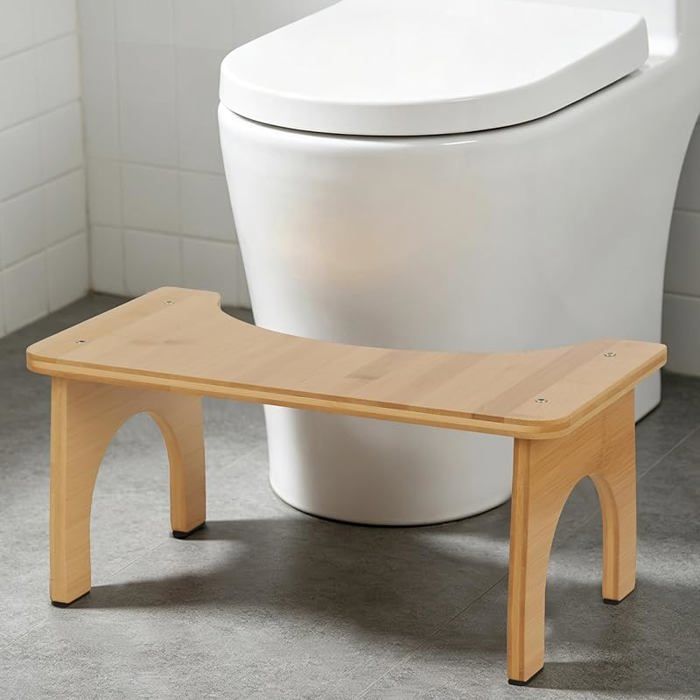 Tabouret de Toilette en Boisz,Tabouret Toilette,Tabouret de Toilette ...