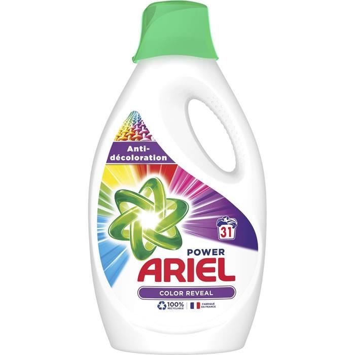 LOT DE 4 - ARIEL : Power - Lessive liquide anti-décoloration Color ...