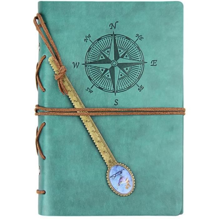 BlocNotes Pirate Navigation Voayge Calepin Journal Intime Rétro PU Cuir ...