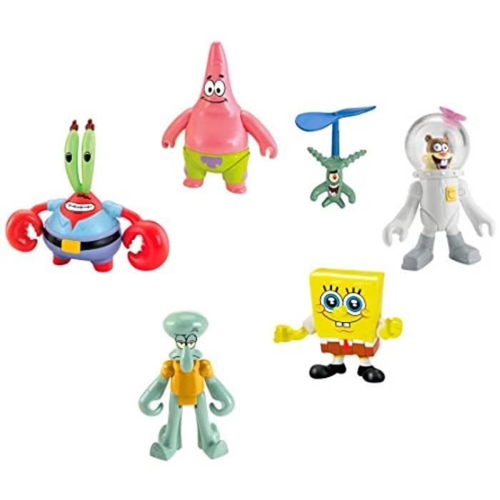 Figurine Miniature X07KU Imaginext Spongebob Figure 6 Pack [Amazon ...
