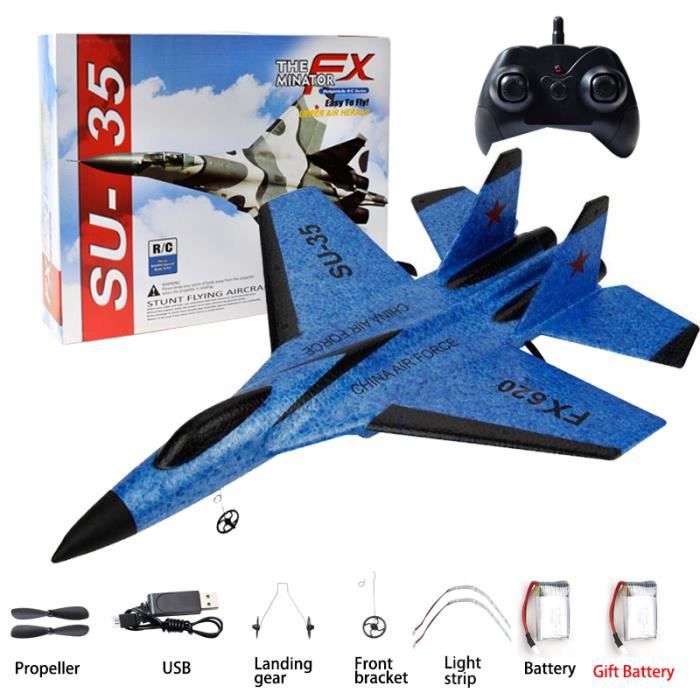 FX620 avec boîtier BU - Avion en mousse RC 2.4G radiocommande foetal der télécommande avion de ...