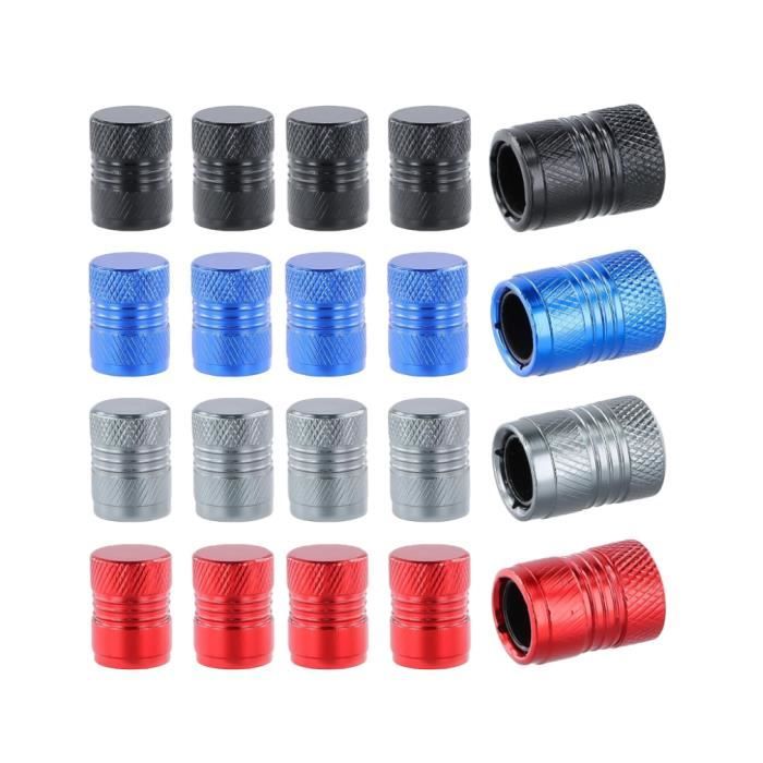 Lot de 16 Bouchons de Valve de Pneu, Capuchons Anti-poussière pour Auto ...