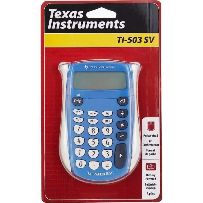 Ti 503Sv Calculatrice 8 Chiffres[N79] - Cdiscount Beaux-Arts et Loisirs ...