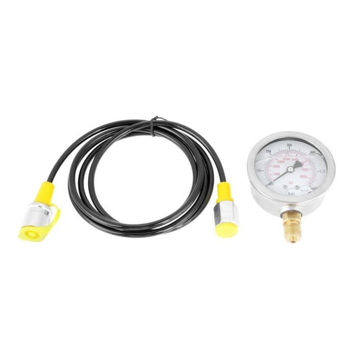 Kit de couplage de point de test de tuyau hydraulique M16 * 2-BSP1 / 4 ...