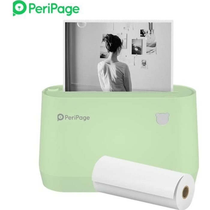 PeriPage A9 Pro Imprimante thermique BT 304dpi Photo Autocollant ...