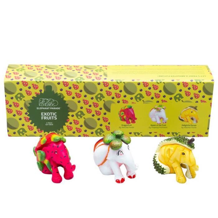Elephant Parade Exotic Fruits - Multipack - Statue Faite à la Main ...