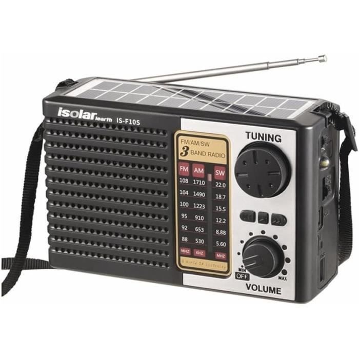 Multibande Radio,Radio Cellule Solaire Portable Avec Dirigé -Picklamp ...