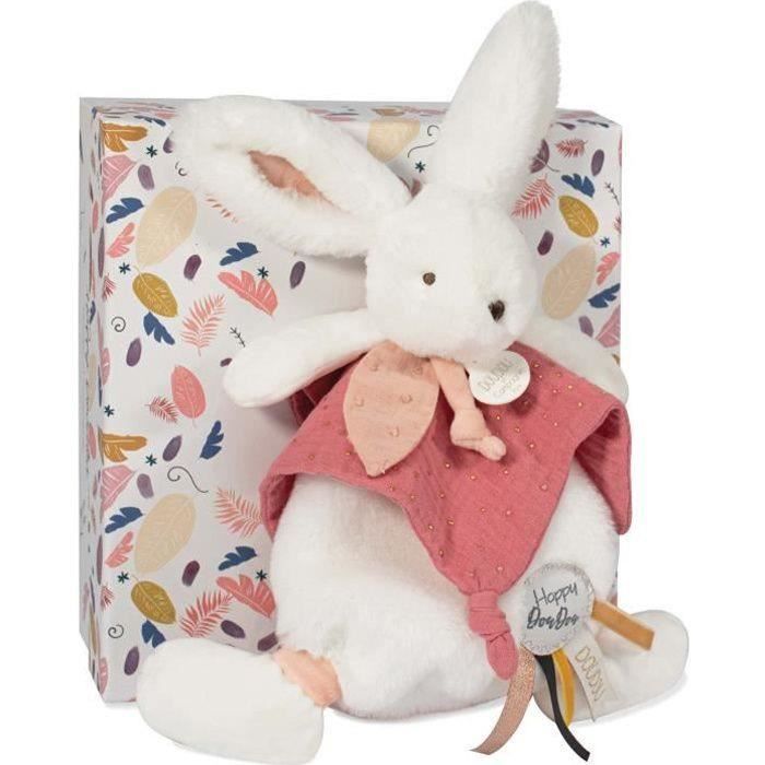 SHOT CASE - Doudou et Compagnie - Doudou Lapin - 25 cm - Lapin Pompom ...