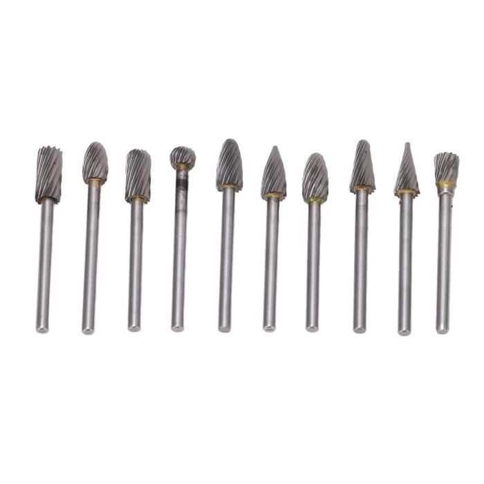 EJ.life mèche de broyeur Kit d'outils en carbure cémenté de meulage de ...