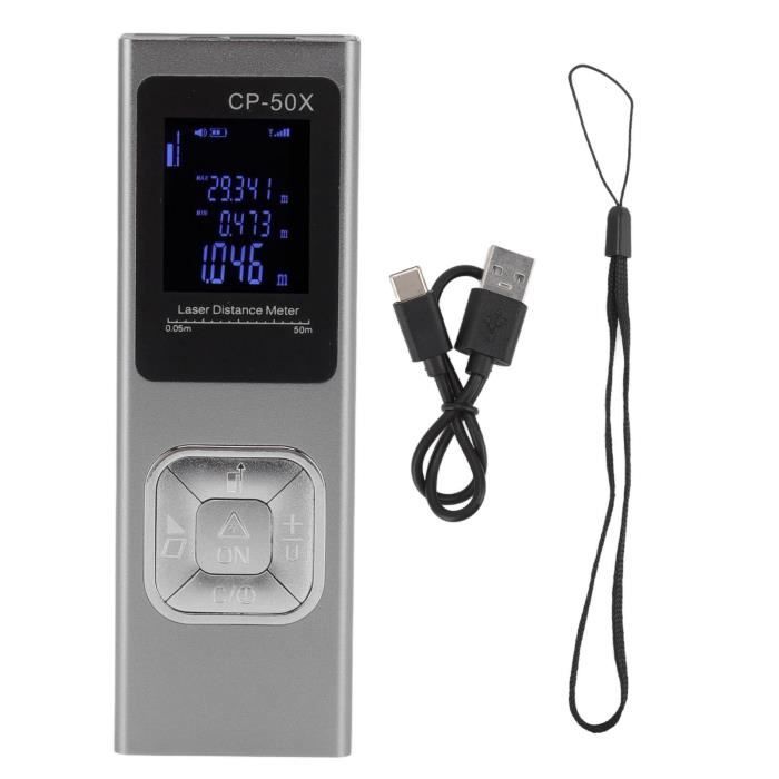 Fdit Petit télémètre Télémètre portatif de petite règle électronique de ...