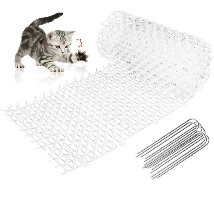 Anti-Chat avec Pointes, Exterieur Pic Anti-Chat avec Epine Grille Tapis ...
