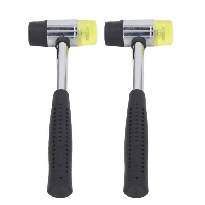 Marteau en caoutchouc - HURRISE - Maillet à manche en acier creux ...
