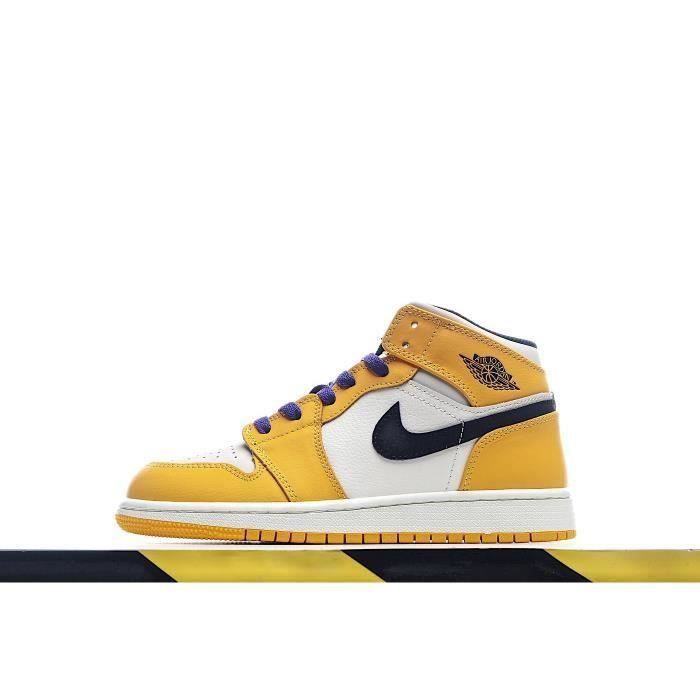 Baskets NIIKKE-Airs-Jordanx 1 Retro mid high AJ1 Homme Femme CT3772-782 ...