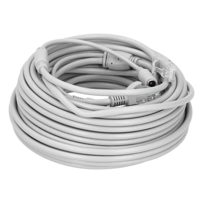 Omabeta cordon Ethernet Câble Ethernet portable 2 en 1, cordon d ...