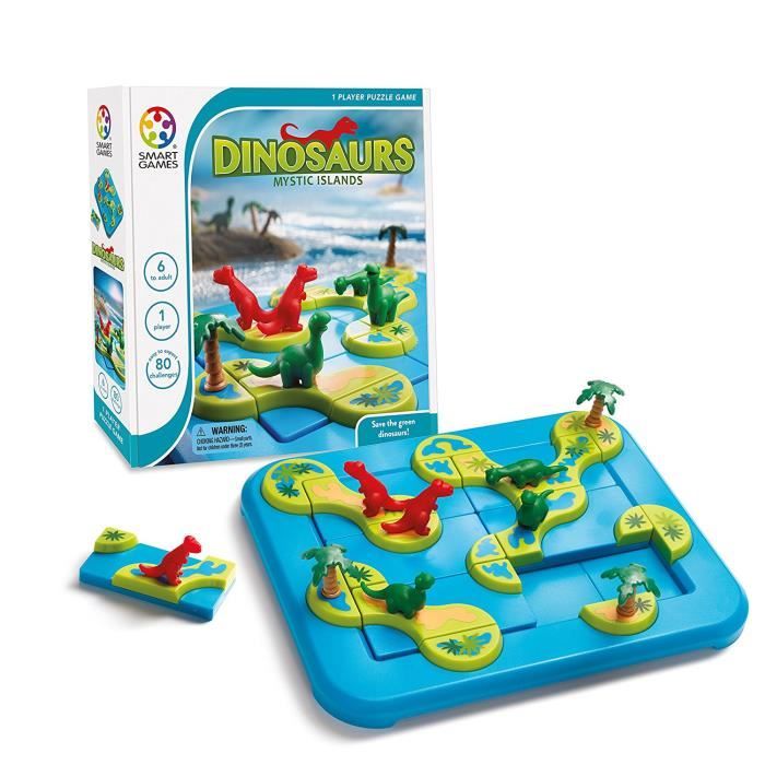 Jeu de société Dinosaurs Mystic Island - Smart Games - Dinosaures ...