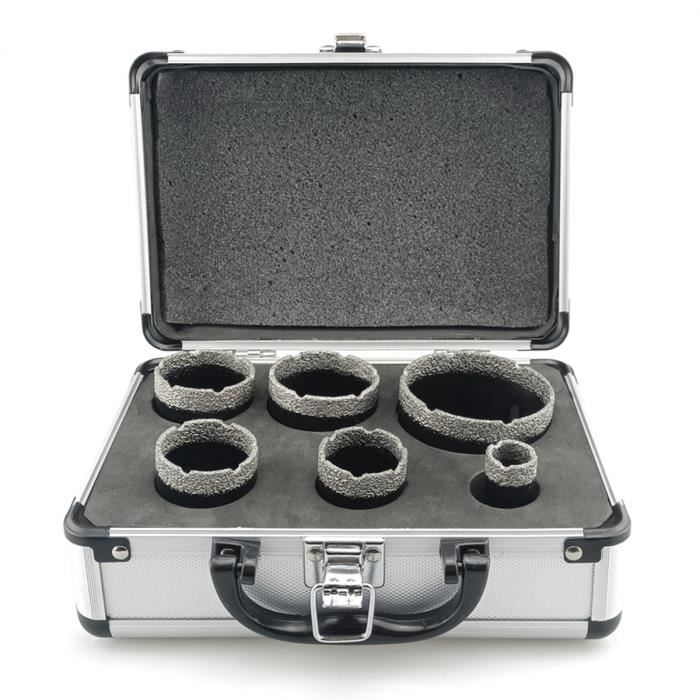 6 PièCes M14 Brasé Sous Vide à Sec Forage TréPans Ensemble Carreaux de ...