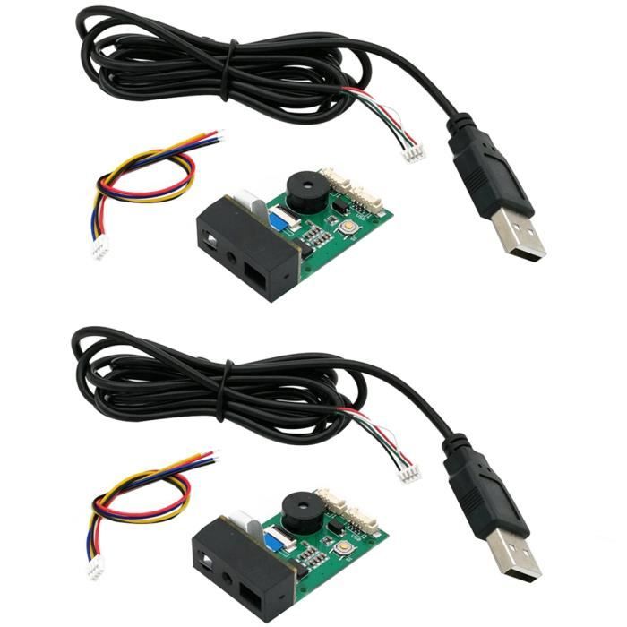 2X GM67 1D-2D USB UART Lecteur de Code à Barres Lecteur de Module de ...