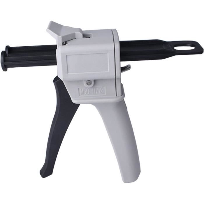 Pistolet à colle époxy AB - 50 ml - 1:1 et 2:1 - Pistolet à résine ...