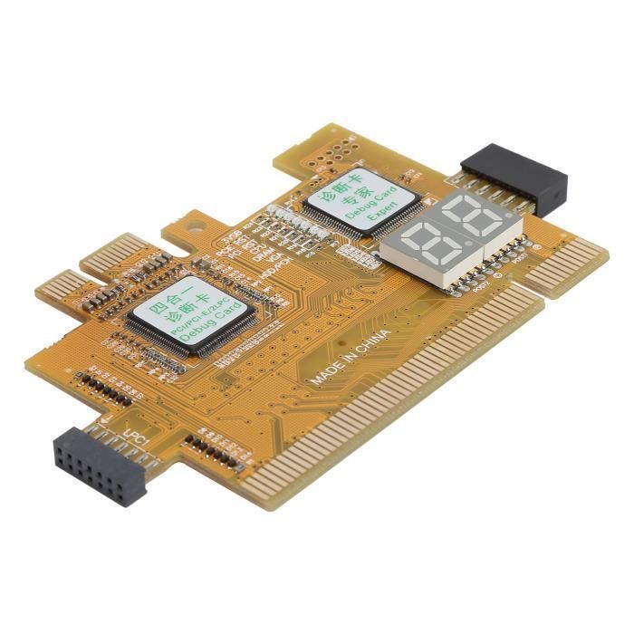 Carte de diagnostic - SURENHAP - PCI PCI-E 2LPC - 4 en 1 - Indicateur ...