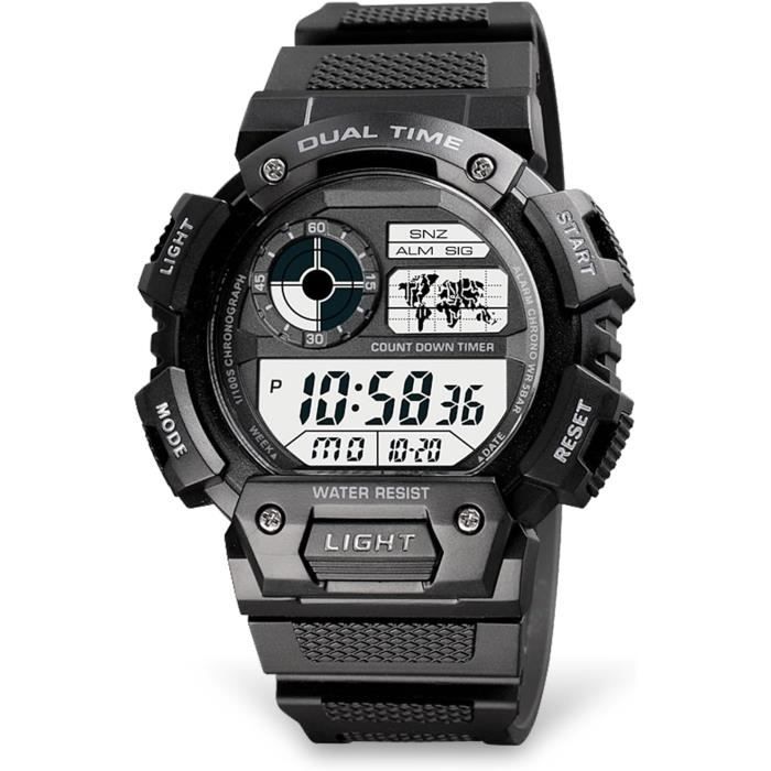 Montre Digitale Homme Sport, Montre Digitale Outdoor Sport 5 Atm ...
