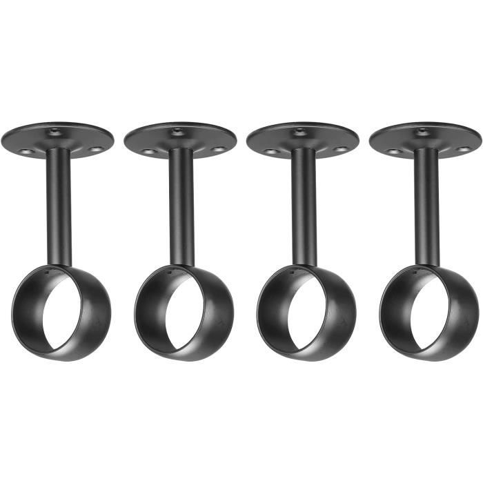 Tringle À Rideaux: Ø 20 Mm Sans Anneaux, L. 220 Cm. En Acier Satiné \ Complet[Z1483] - Cdiscount ...