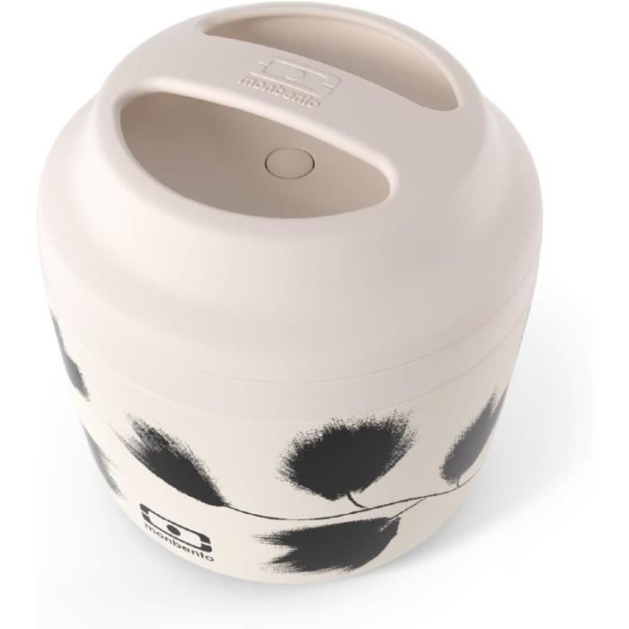 Mb Element Graphic Plume Lunch Box Isotherme Beige - Boîte Bento Qui ...