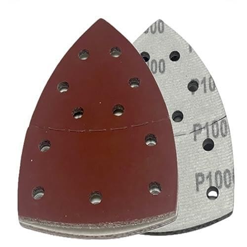 Lot De 30 Feuilles De Papier Abrasif Pour Ponceuse Triangulaire, Grain ...